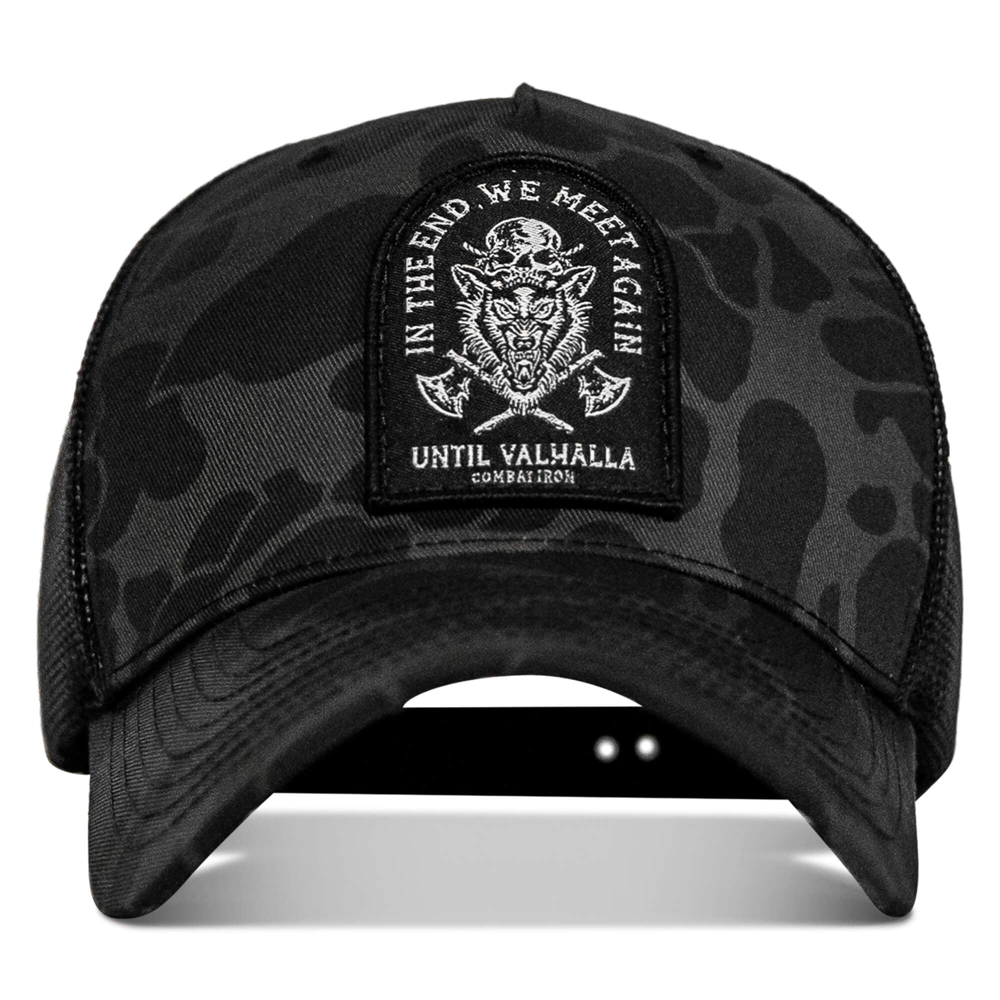 In The End, We Meet Again - Until Valhalla Patch Snapback Hat Black ...