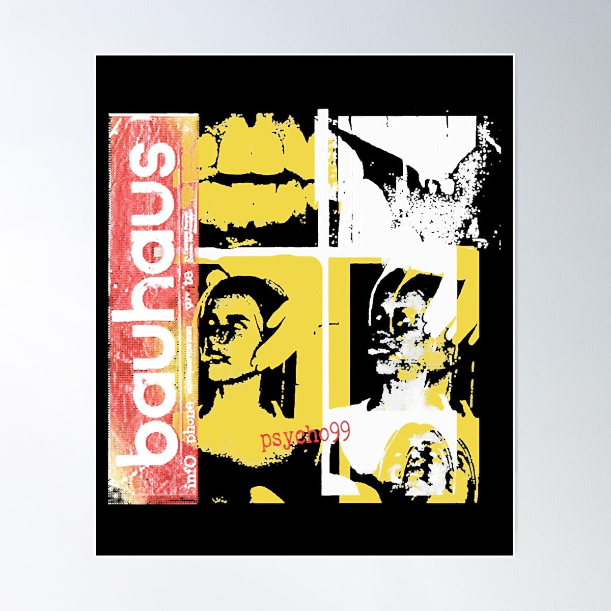 In The Flat Field Gothic 80S Music Band Poster Wall Art, Modern Wall ...