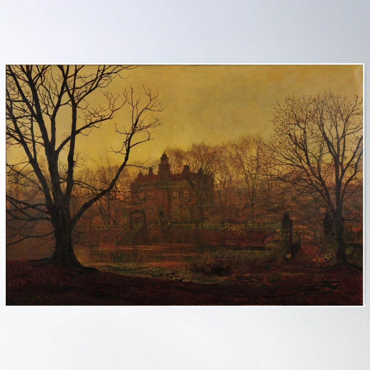 In The Gloaming - John Atkinson Grimshaw Poster Wall Art, Modern Wall ...