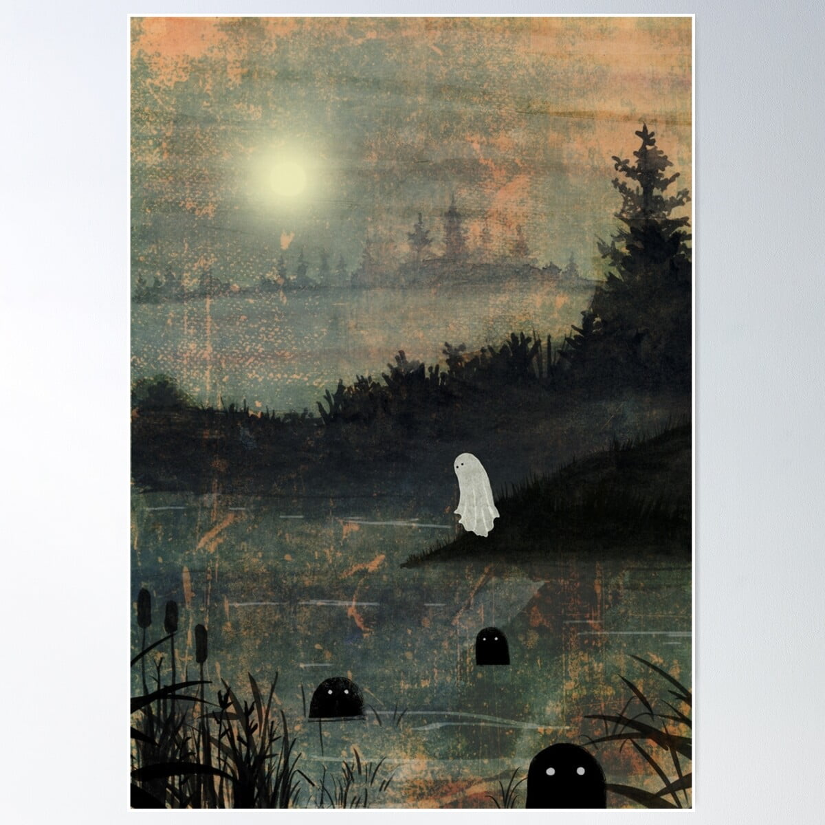 In The Gloaming Poster Wall Art, Modern Wall Decor For Living Room ...