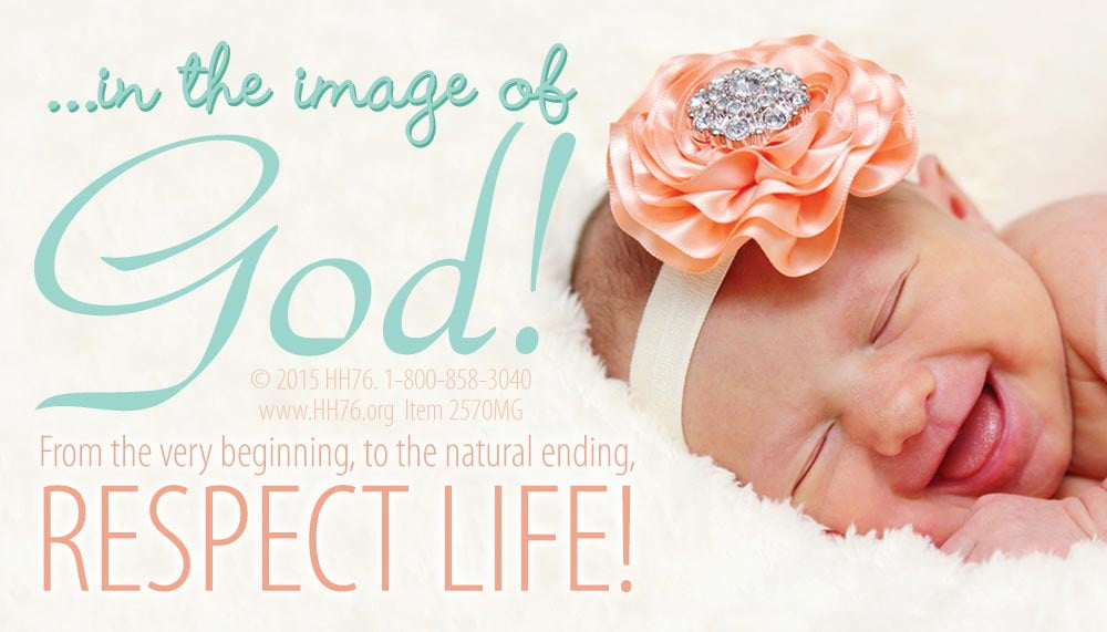 In The Image Of God, Business Card Pro-Life Magnet (Pack of 50 ...