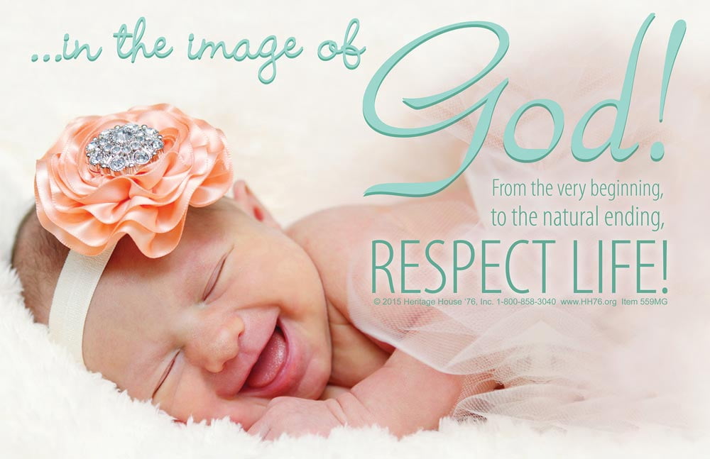 In The Image Of God Pro-Life Poster (Pack of 10) - Walmart.com