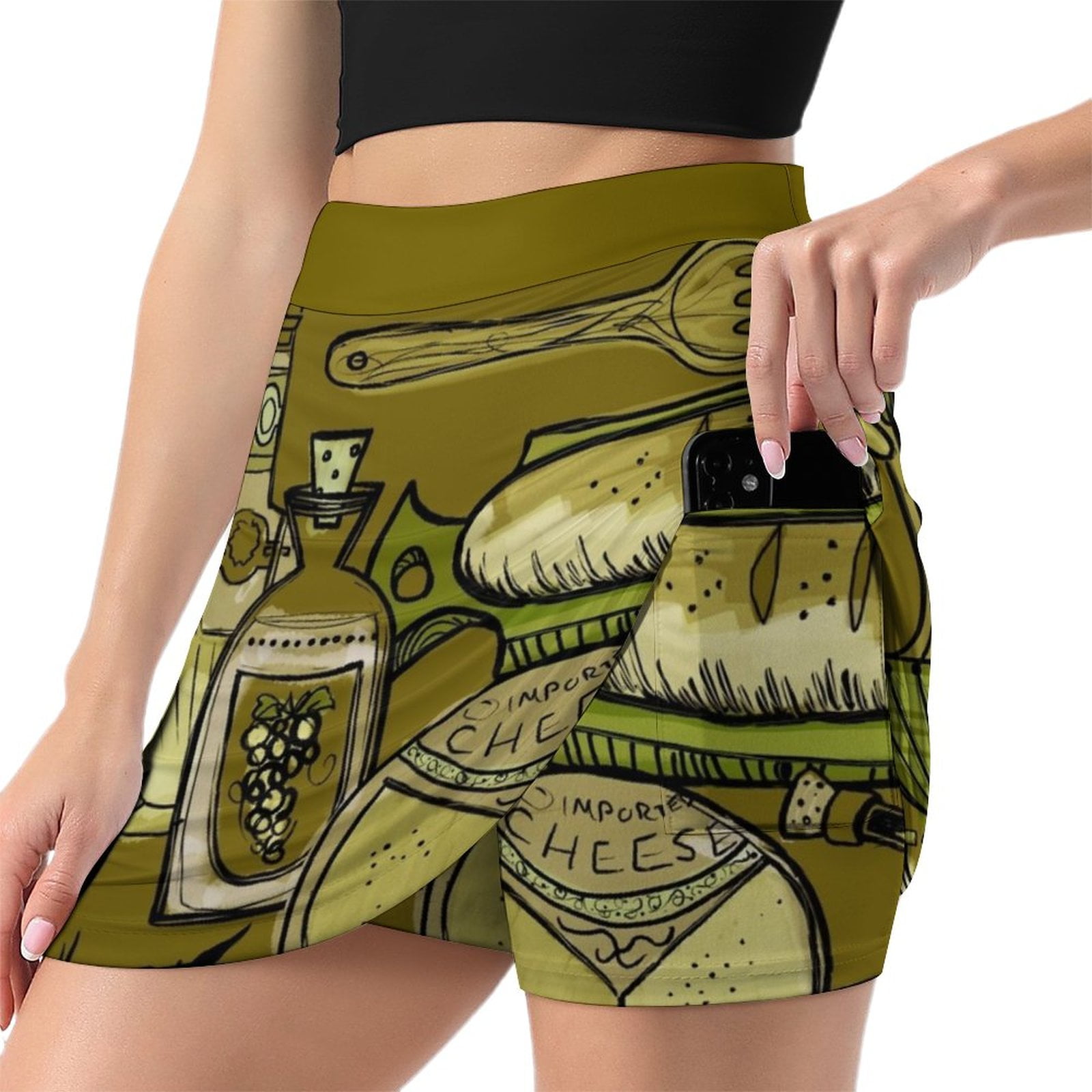 In The Mid-Century Kitchen Light proof trouser skirt mini skirts Kawaii ...