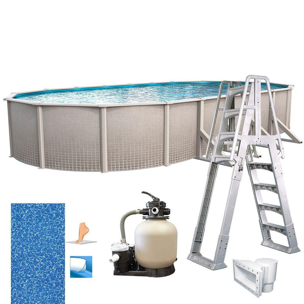 In The Swim 12' x 18' Oval Above Ground Swimming Pool - Freestyle ...