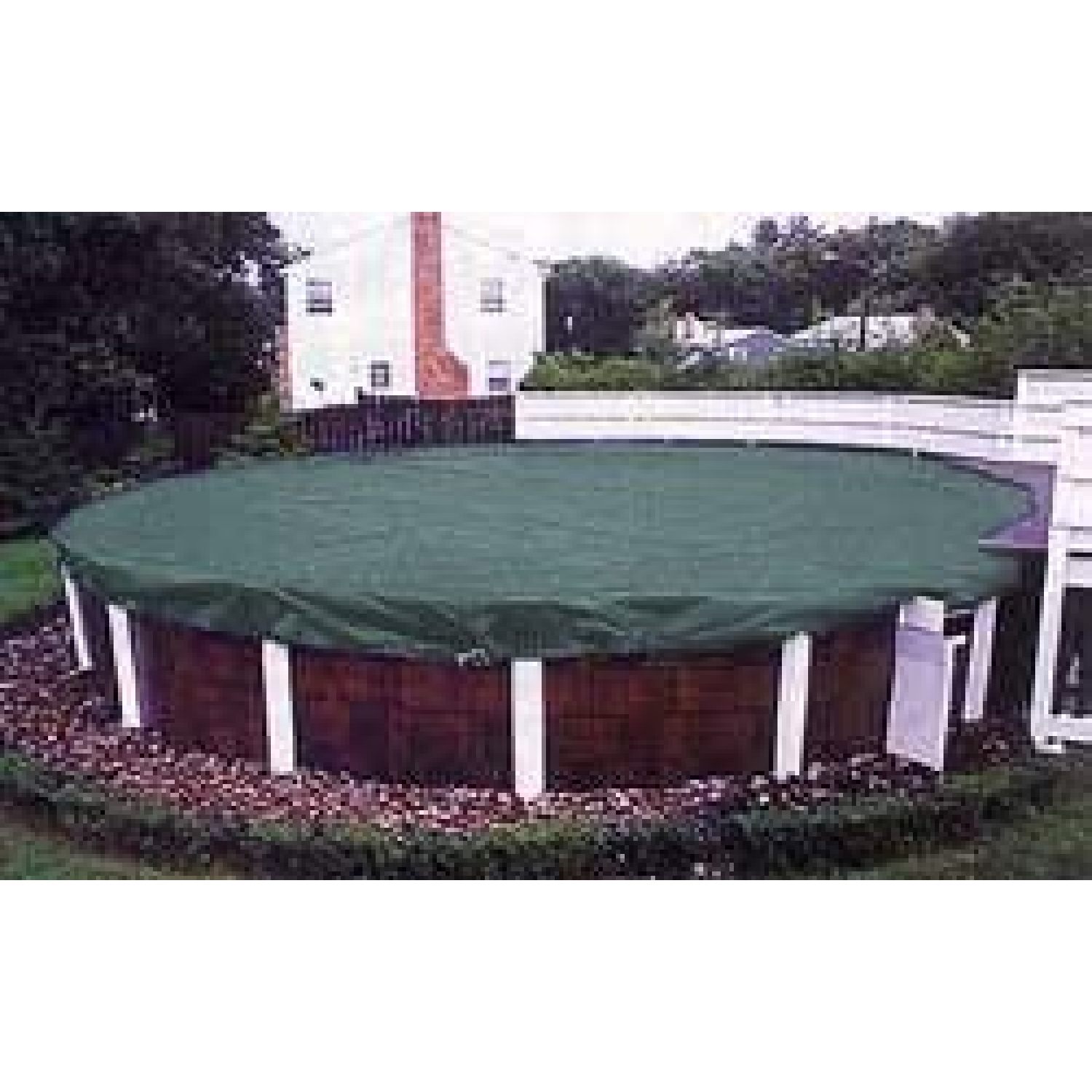 In The Swim 24' Deluxe Round Above Ground Swimming Pool Winter Cover ...