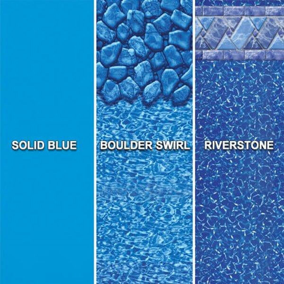 In The Swim 27' Round 25 Mil Unibead Pool Liner for Above Ground ...