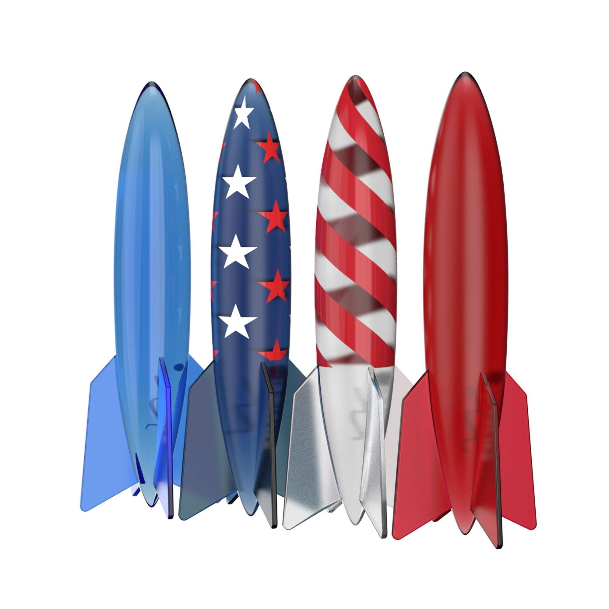 In The Swim Cipton Summer Rush Americana LED Torpedo Diver 4pack ...