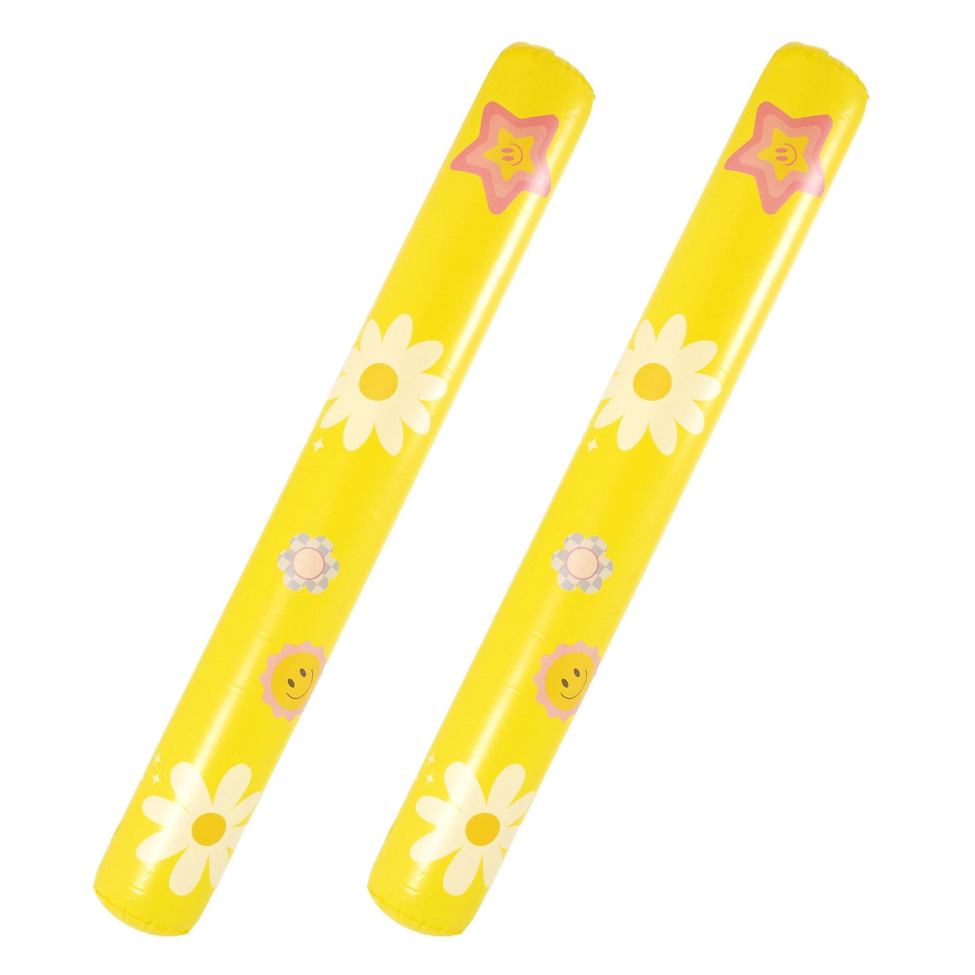 In The Swim Giant Inflatable Pool Noodles – Charm Icon Super Floaties ...