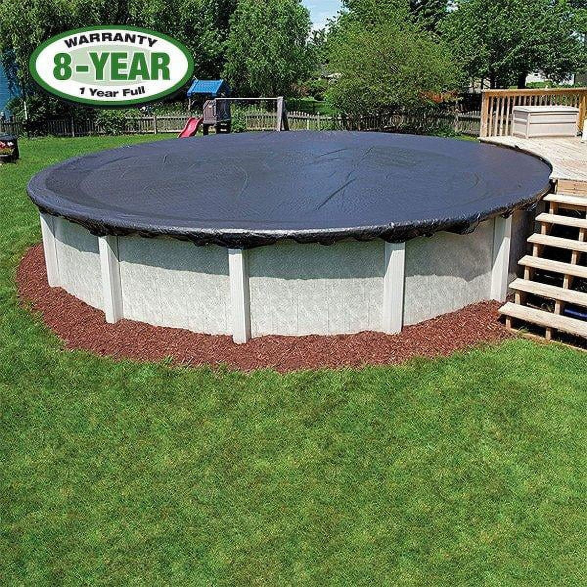 In The Swim Oval 16' x 25' Blue Winter Cover for Above Ground Swimming ...