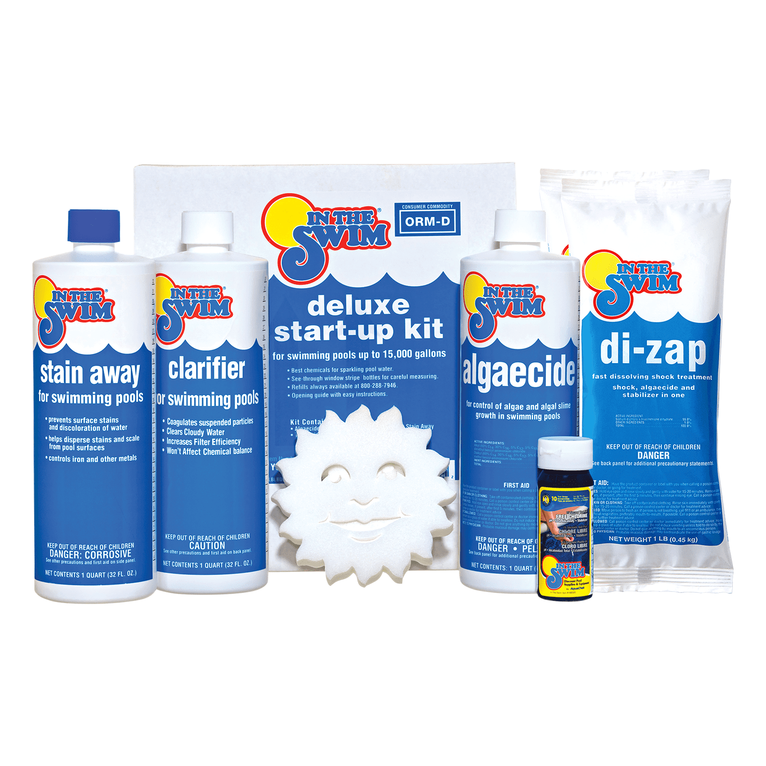 In The Swim Deluxe Complete Starter Cleaning Treatment Kit for Up to ...