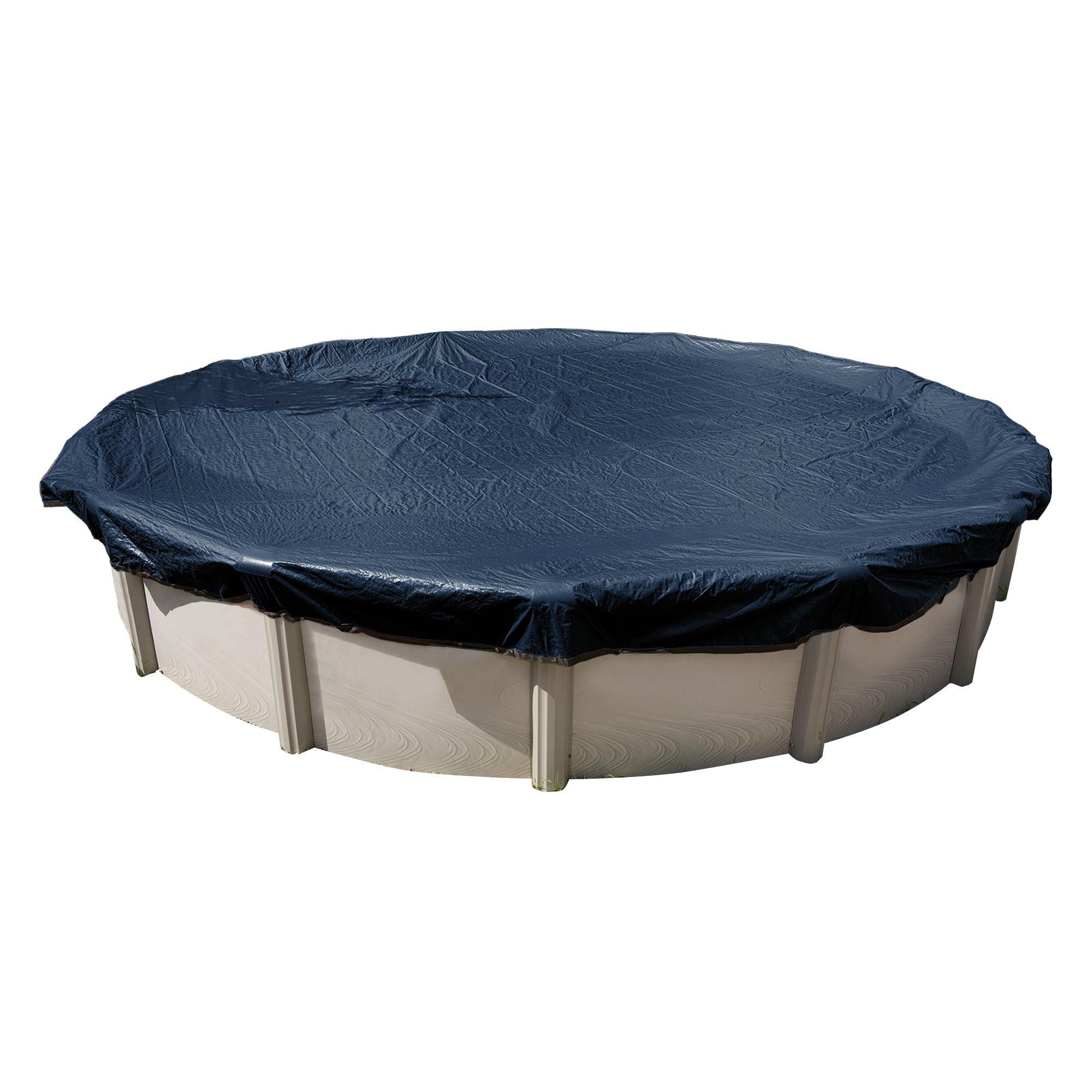 In The Swim Round 33' Blue Winter Cover for Above Ground Swimming Pool ...