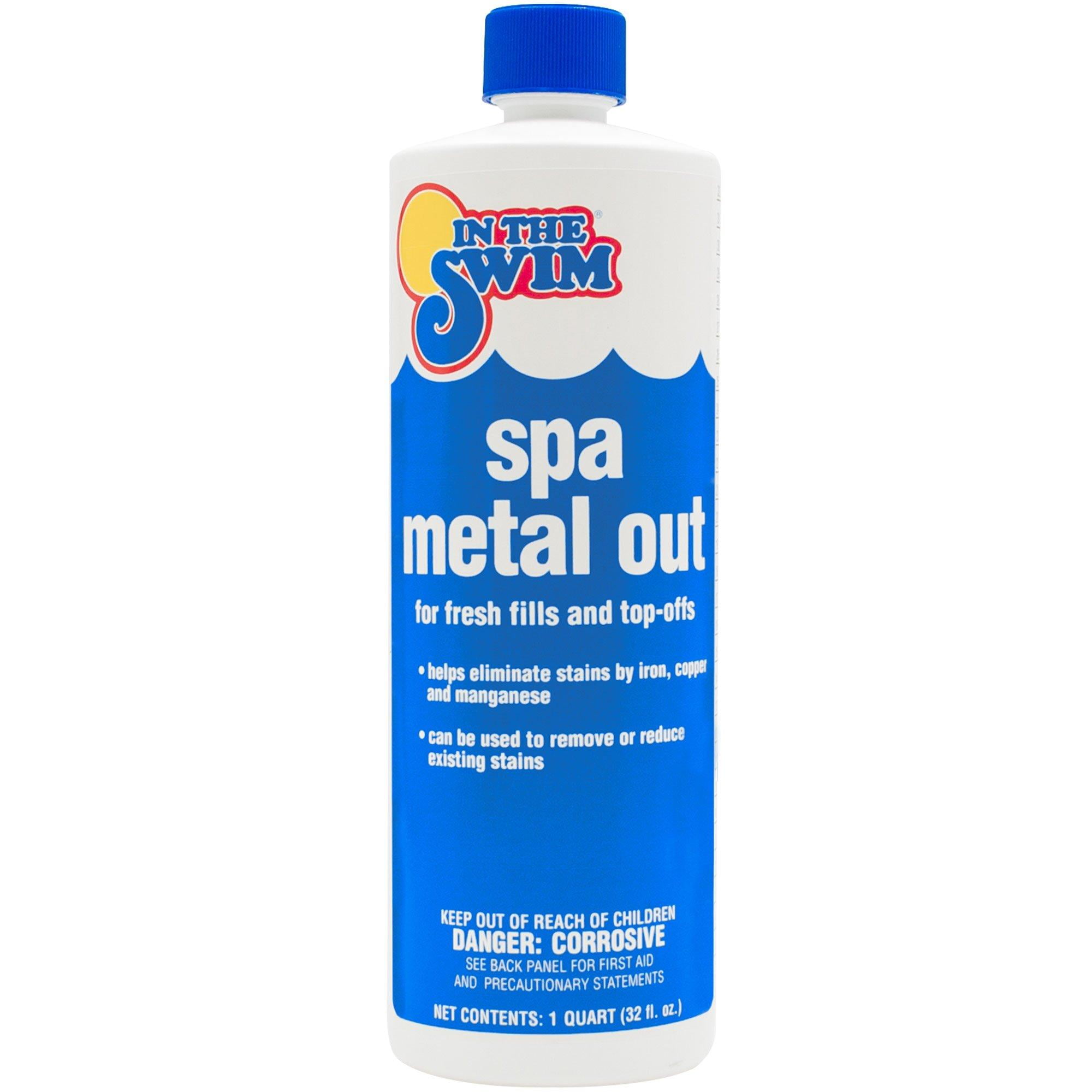 In The Swim Spa Metal Out, 1 qt - Spa and Hot Tub Maintenance Supplies ...