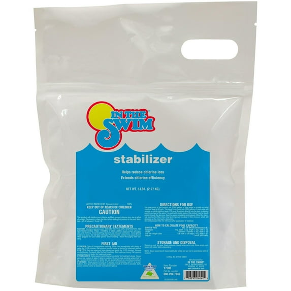 In The Swim Stabilizer, Sun Protection Pool Conditioner for Saltwater ...