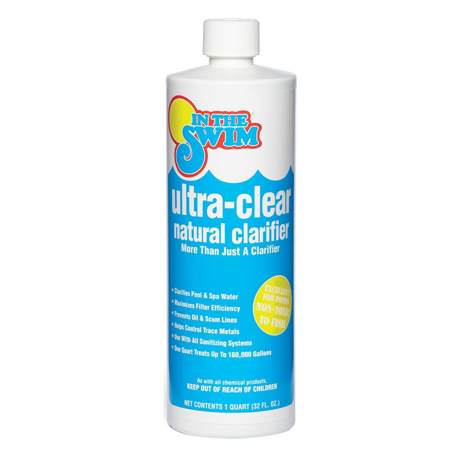 In The Swim Ultra-Clear 4-in-1 Swimming Pool Clarifier - 1 Quart ...