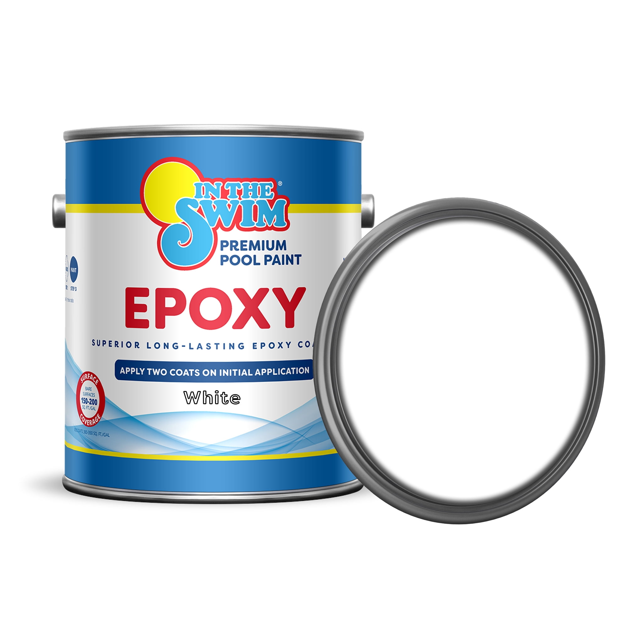 In The Swim White Epoxy Swimming Pool Paint - Epoxy-Base, High Gloss ...