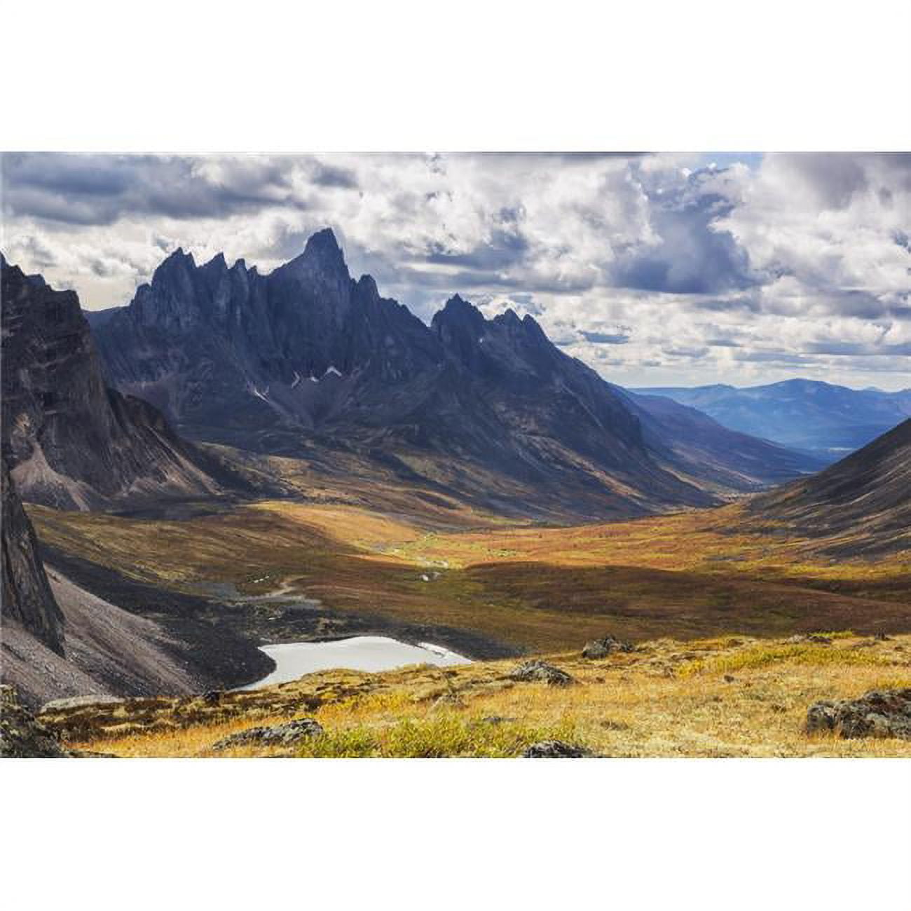 In The Yukons North Country Tombstone Mountain Stands Out Above The ...
