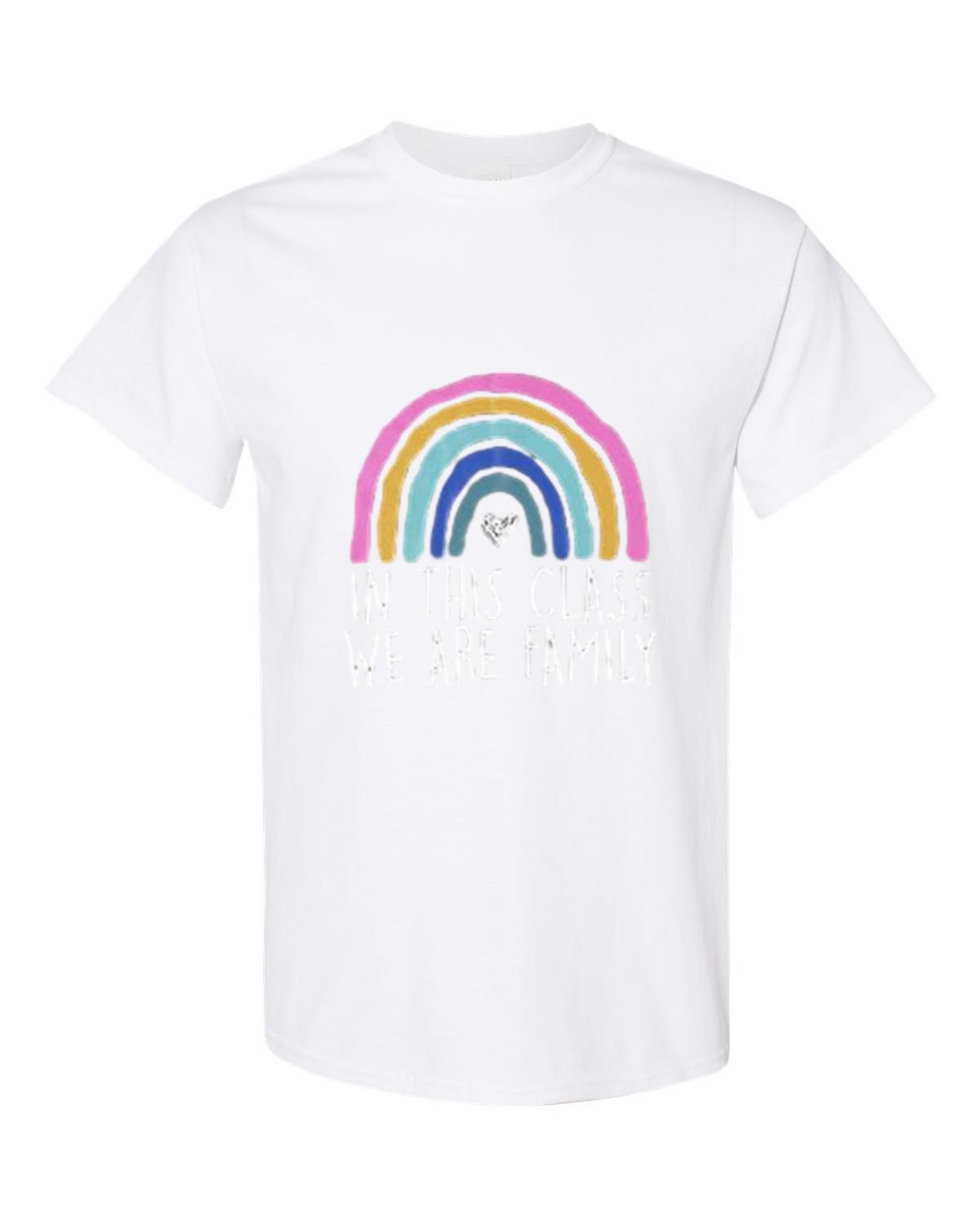 In This Class We Are Family Cute Teacher Classroom Bond Quote T-Shirt ...