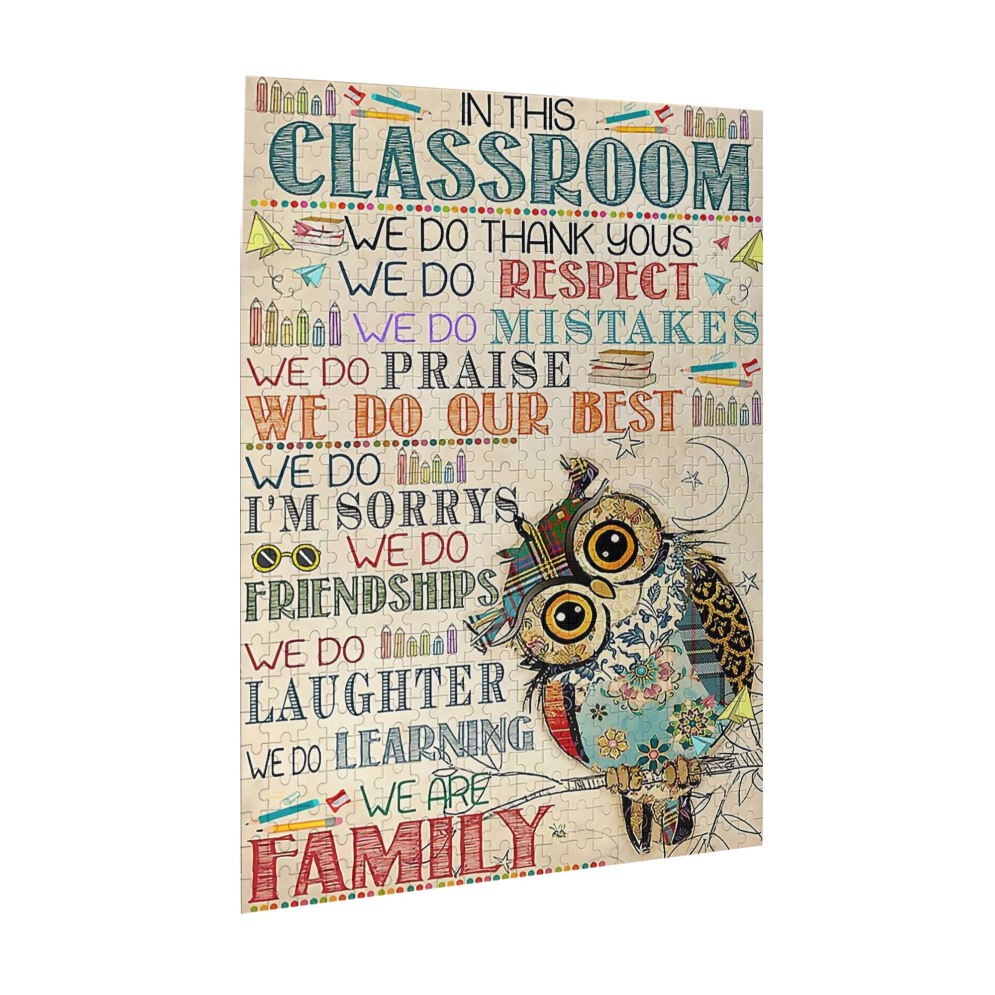 In This Classroom Owl Poster, Homeschool Decor, Learning Posters ...