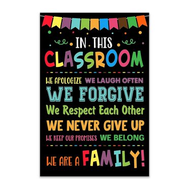16x20" Classroom Poster In This Classroom Art Inspirational Poster for ...