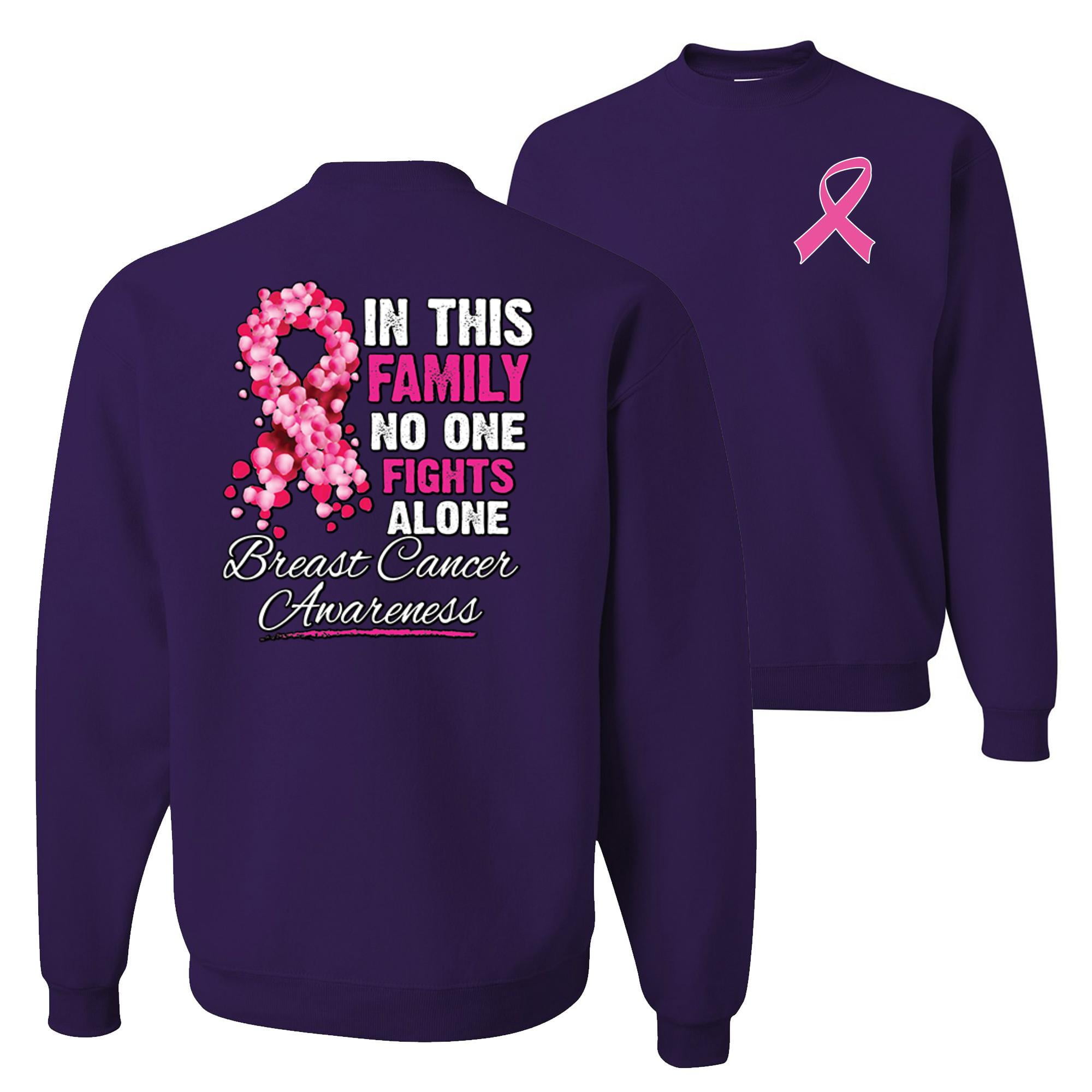 In This Family No One Fights Alone Breast Cancer Awareness FRONT AND ...