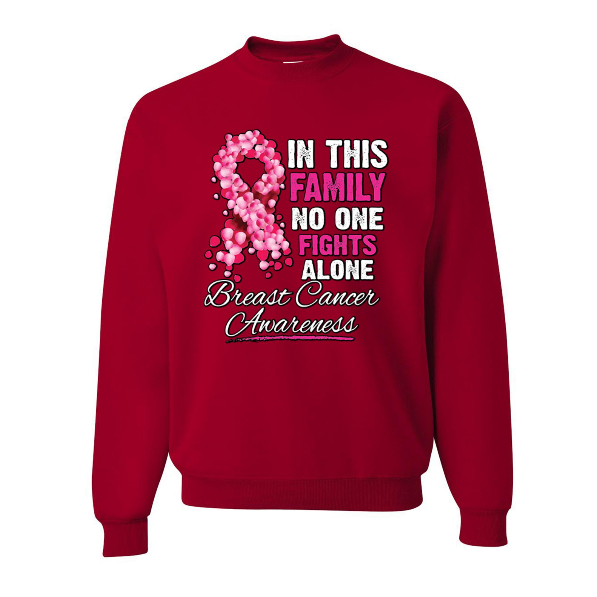 In This Family No One Fights Alone Breast Cancer Awareness Pink Ribbon ...