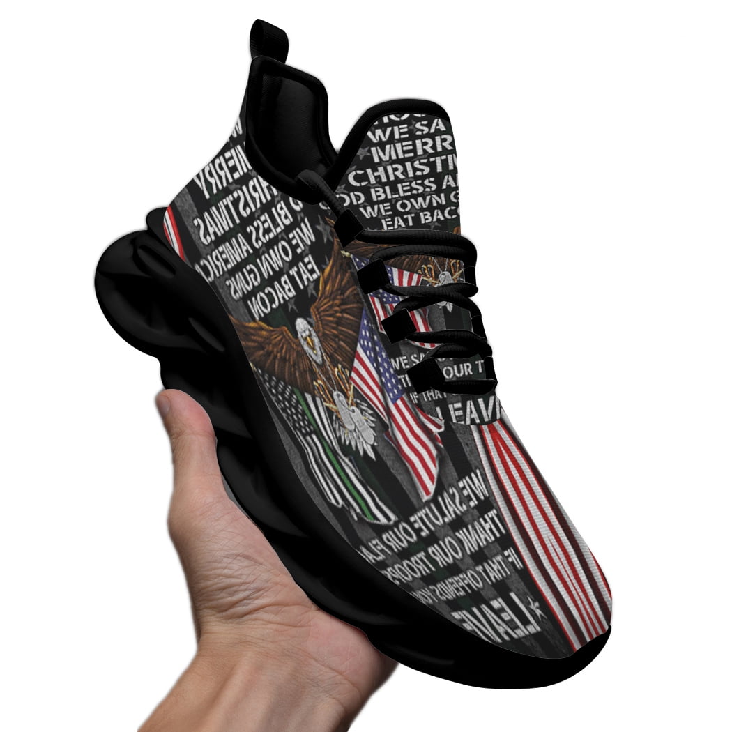 In This House We Salute Our Patriotic Eagle Veteran Garden Mailbox ...