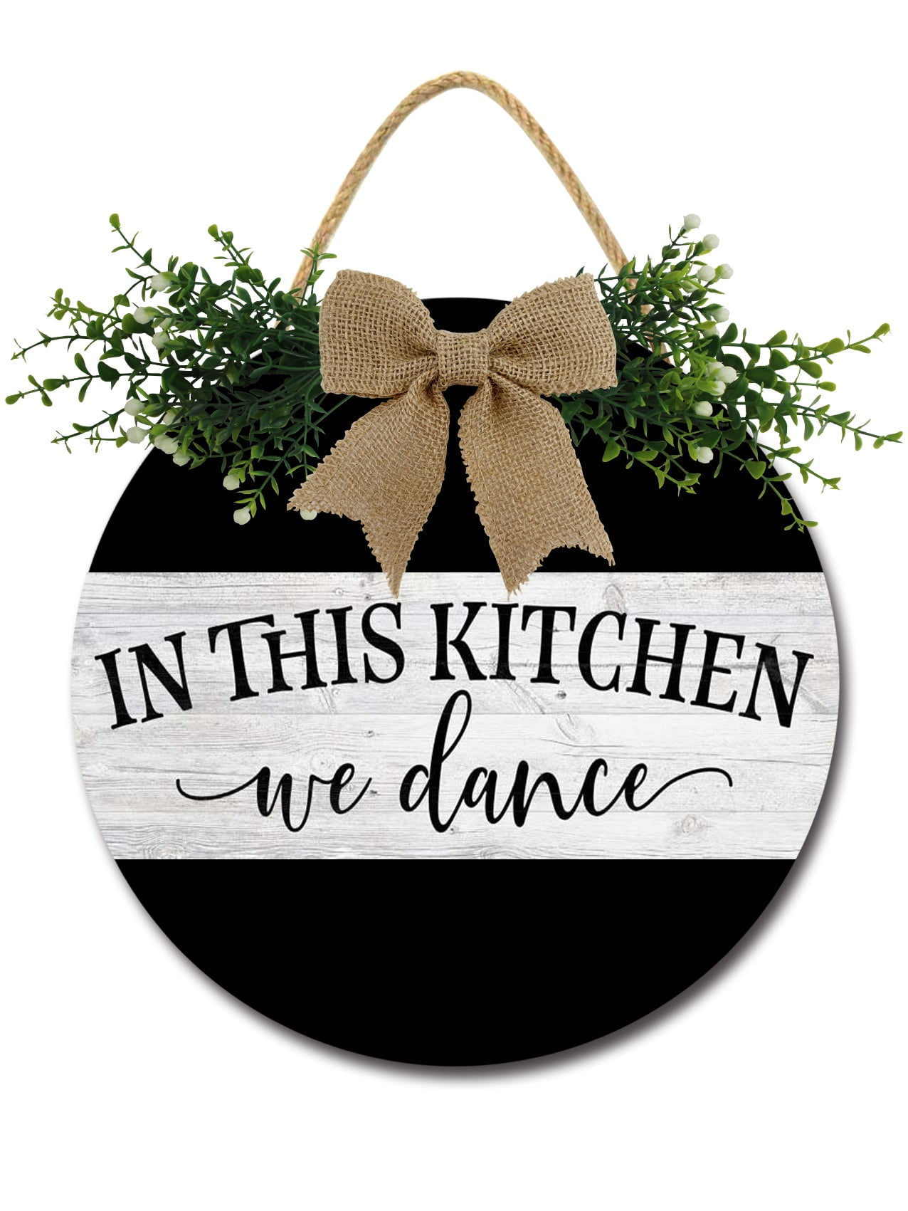 In This Kitchen, We Dance Sign Farmhouse Wood Sign Front Porch Decor ...