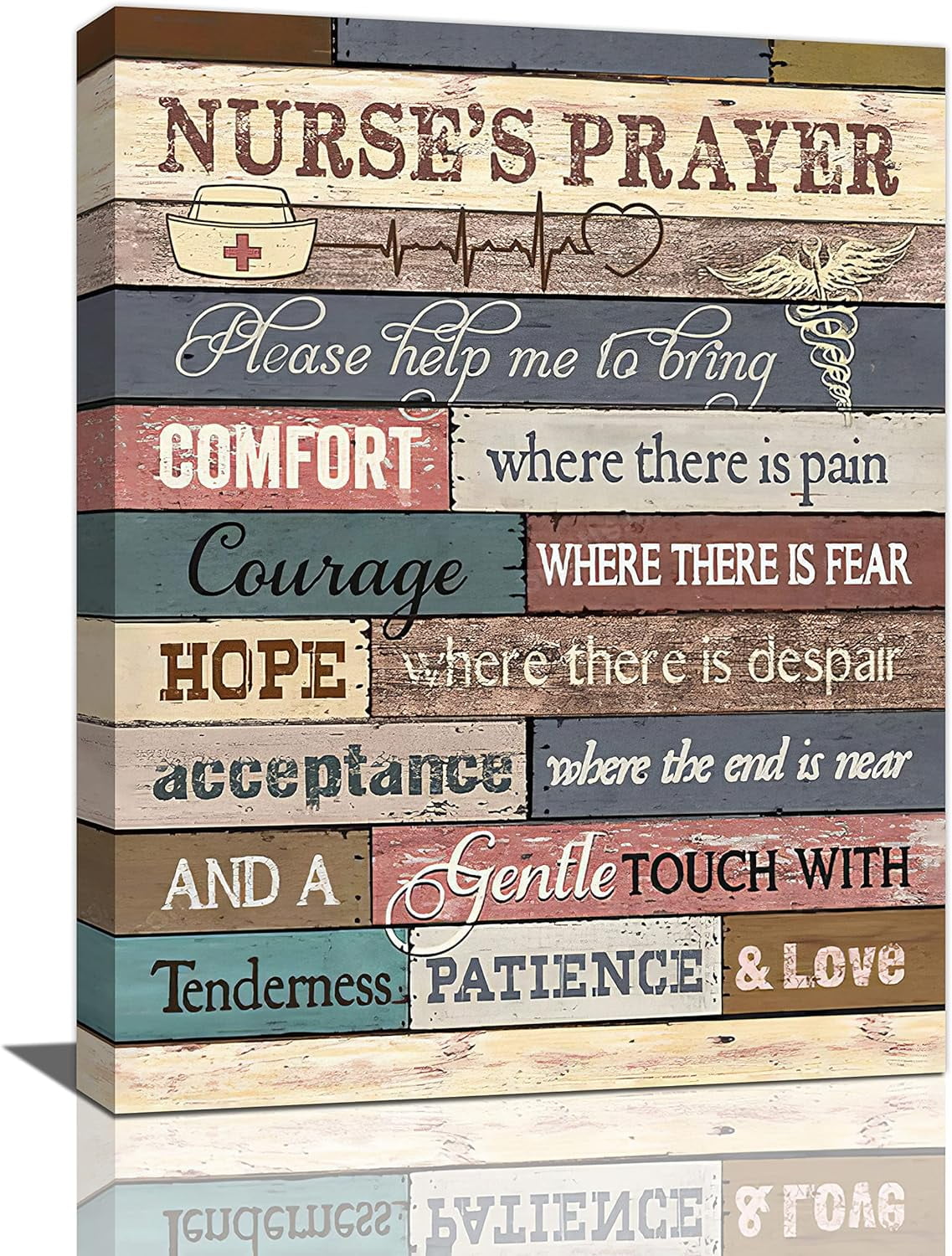 In This Office Nurse Office Wall Art Nurse''s Prayer Pictures Wall ...