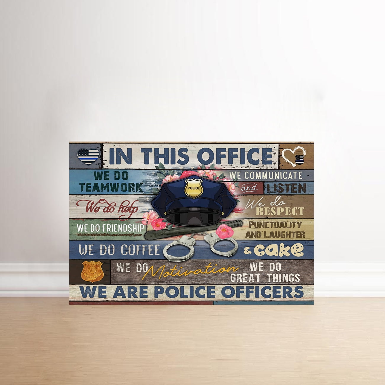 In This Office We Are Police Officers Poster 24 x 36 Inch Poster ...