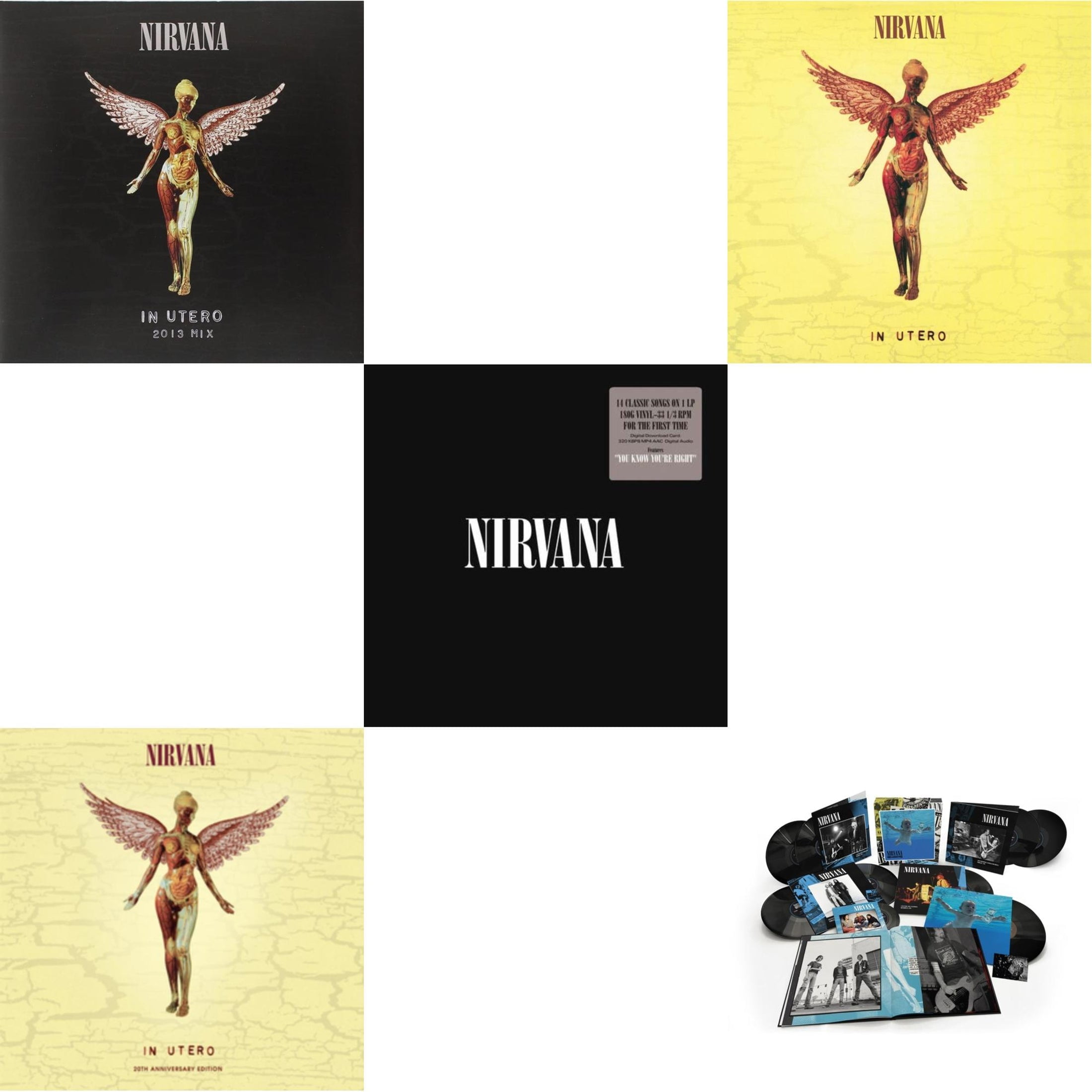 In Utero: 2013 Mix (2LP) & In Utero & Nirvana (150G/Dl Code) & In Utero ...
