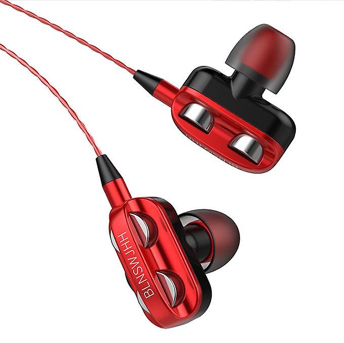In War Earphones Dual Dynamic Coil Dual Horn Smartphone Headphones Wire ...