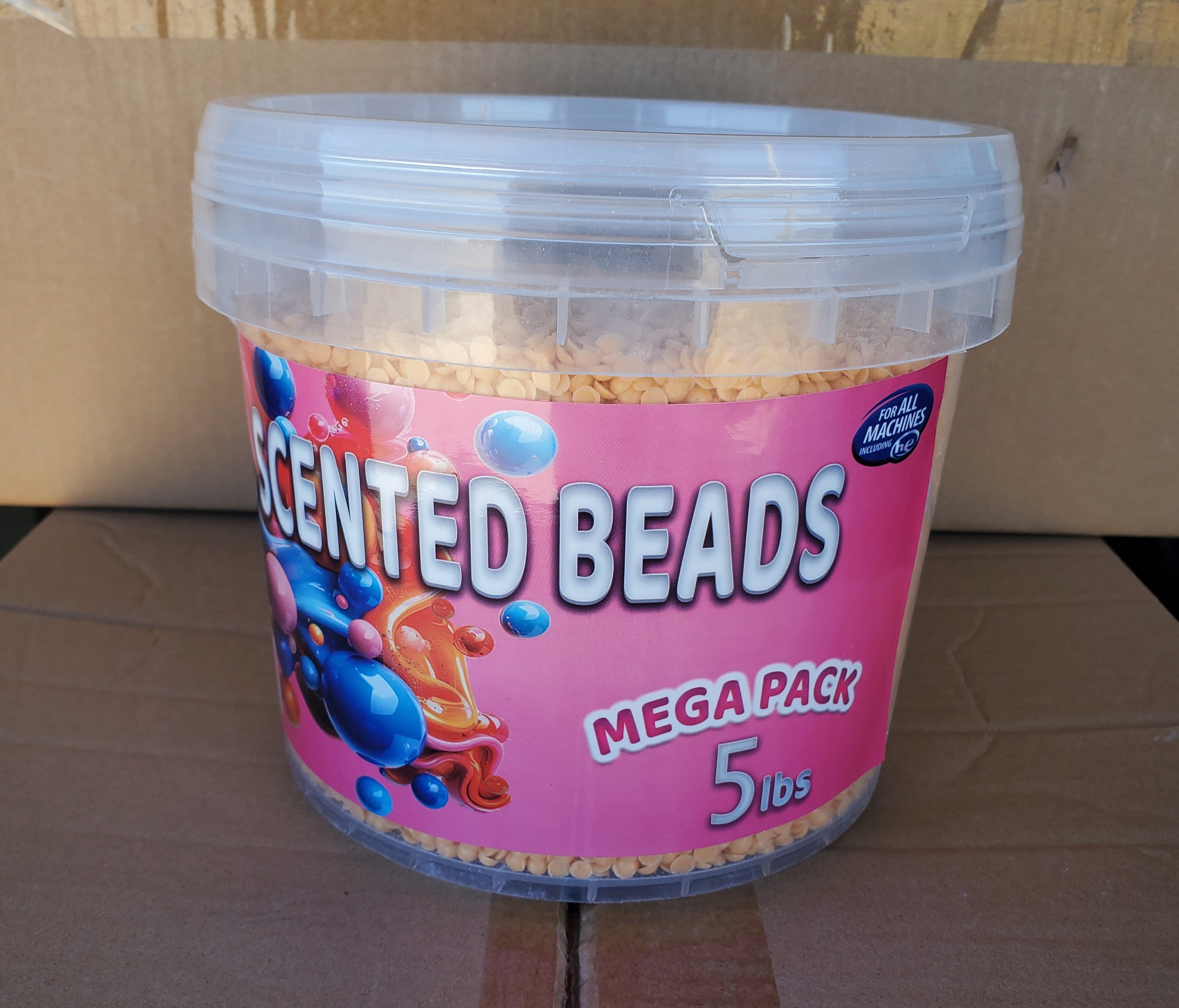 In Wash Laundry Scent Booster Beads Tropical 1 Gallon Container 5lbs ...