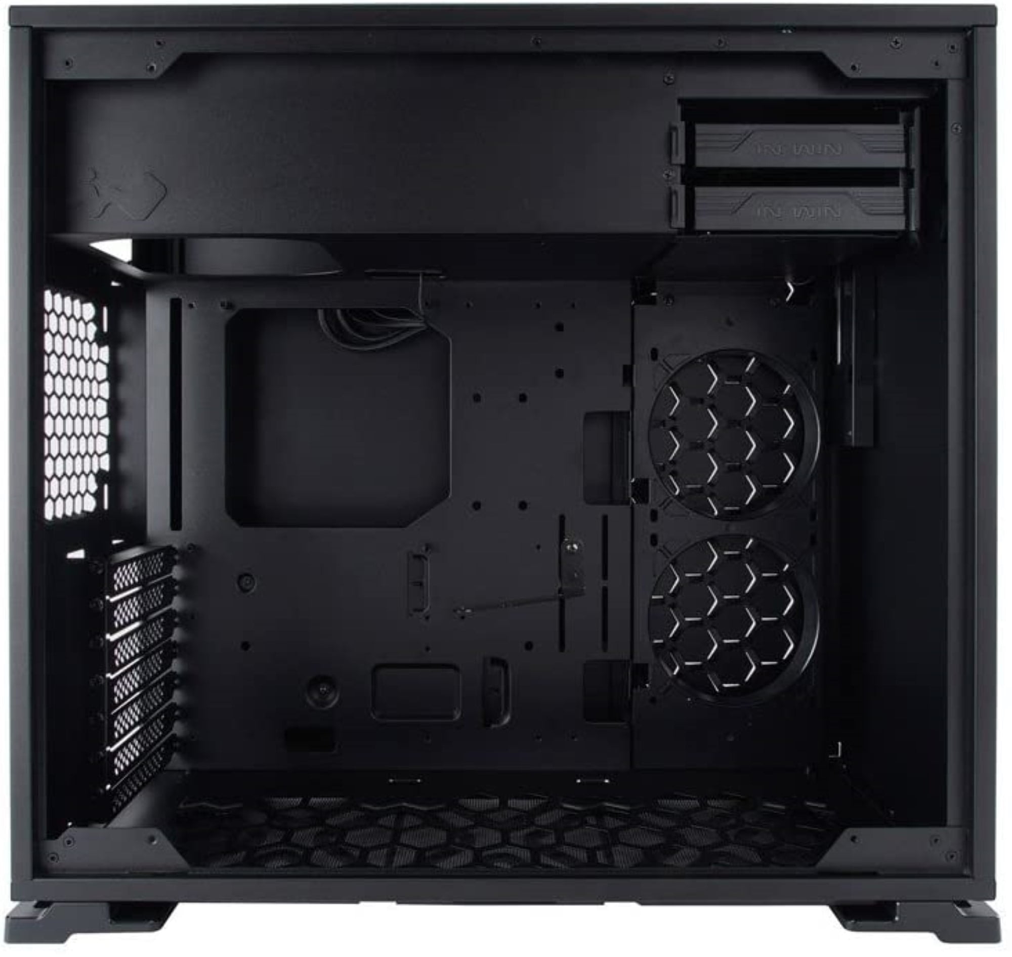 In Win 101 Computer Case - Mid-tower - Black - Tempered Glass, SECC ...