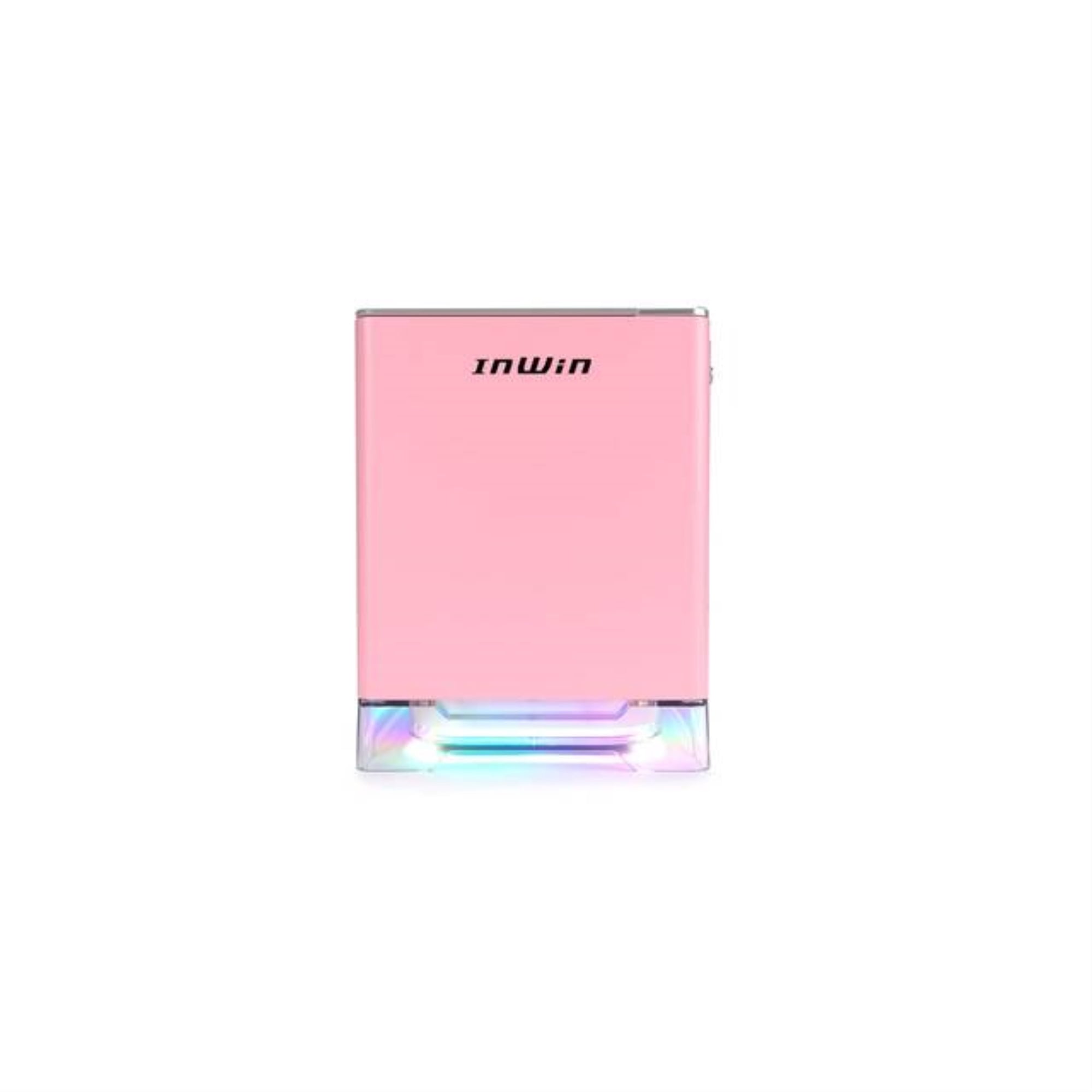 In-Win A1 PLUS PINK Mini-ITX Tower with Integrated ARGB Lighting - 650W ...