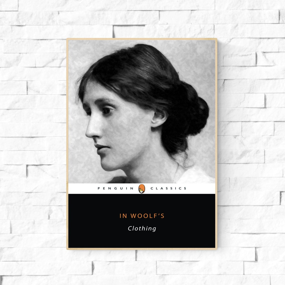 In Woolf'S Clothing, Virginia Woolf Portrait Wall Art, Penguin Book ...