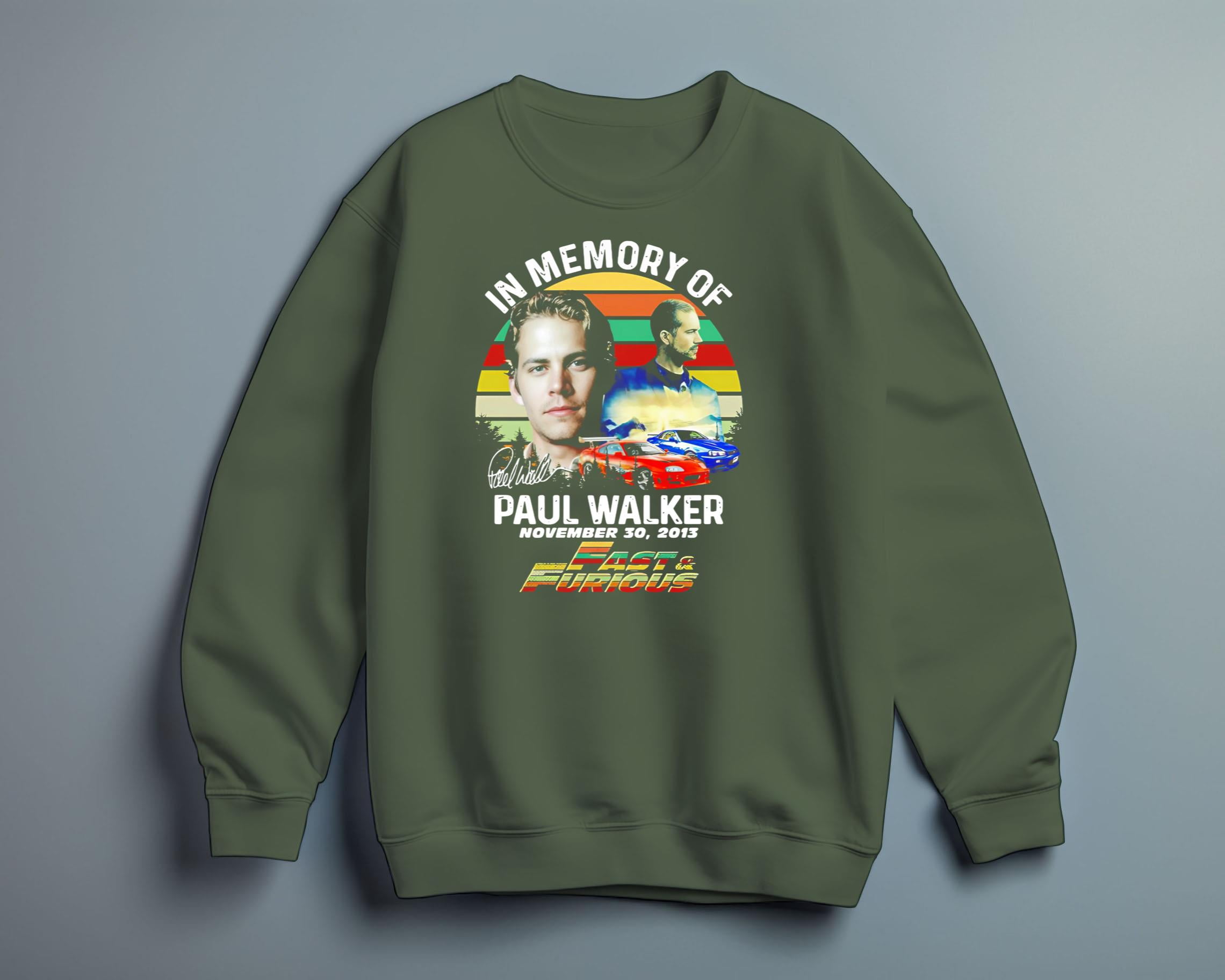 In memory of paul walker november fast furious shirt - tshirt ...