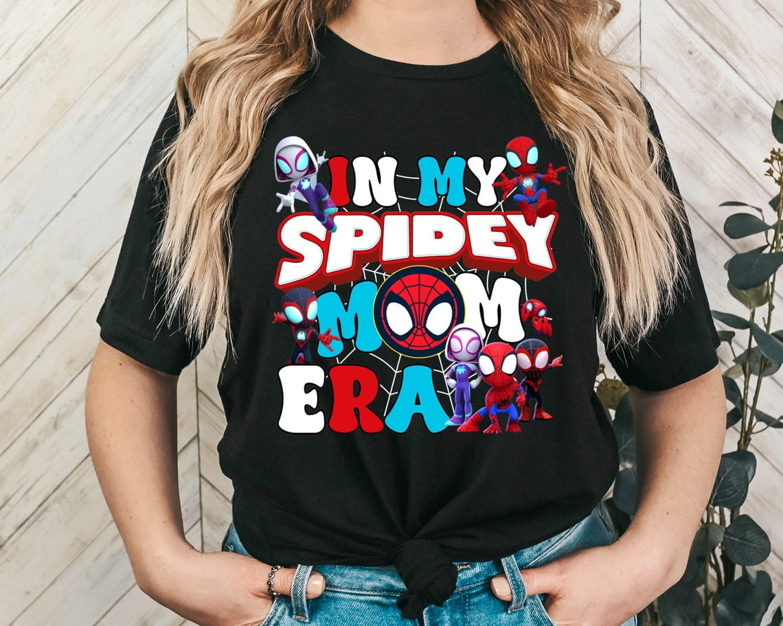 In my Spidey Mom Era Shirt, Disney Spidey Hero Mama Shirt, Spider Mommy ...