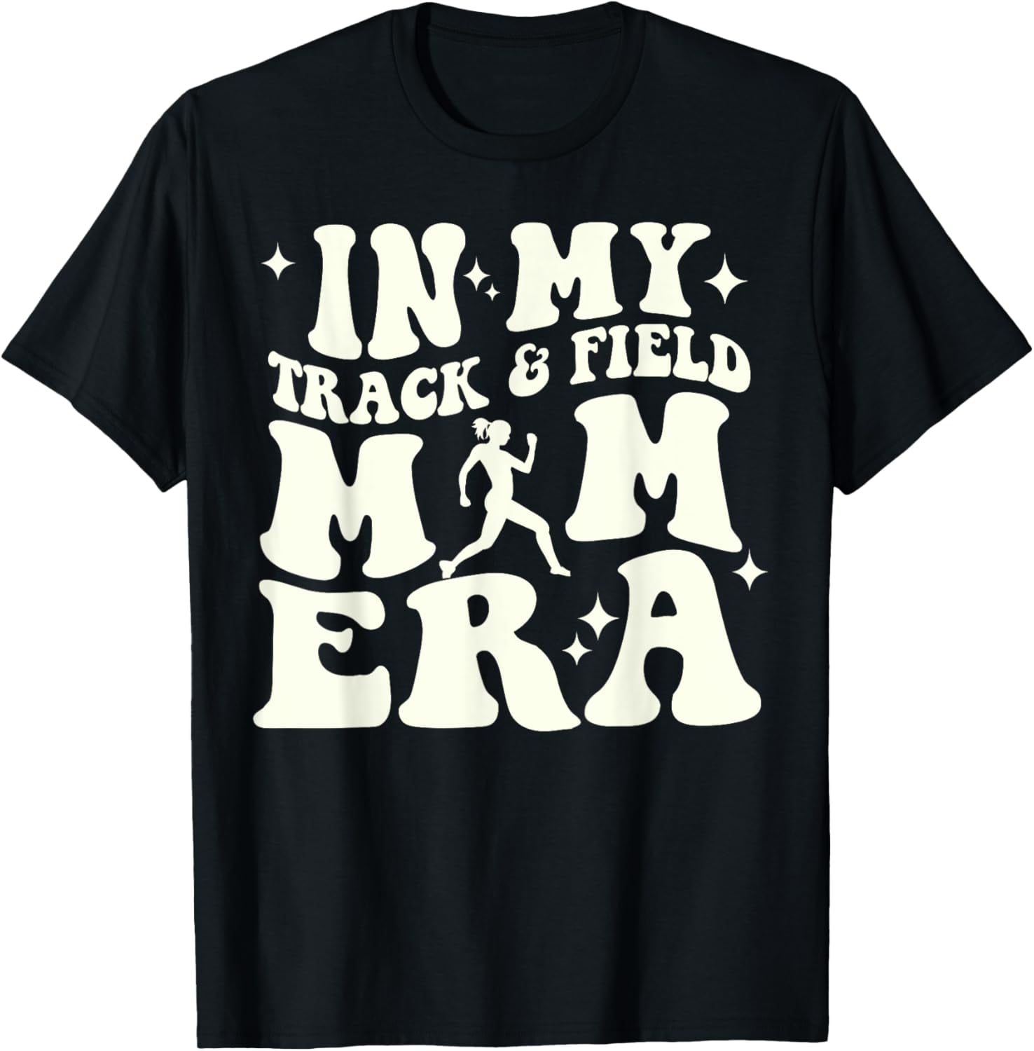 In my Track and field mom era Loud Cheer Mom Runner T-Shirt - Walmart.com