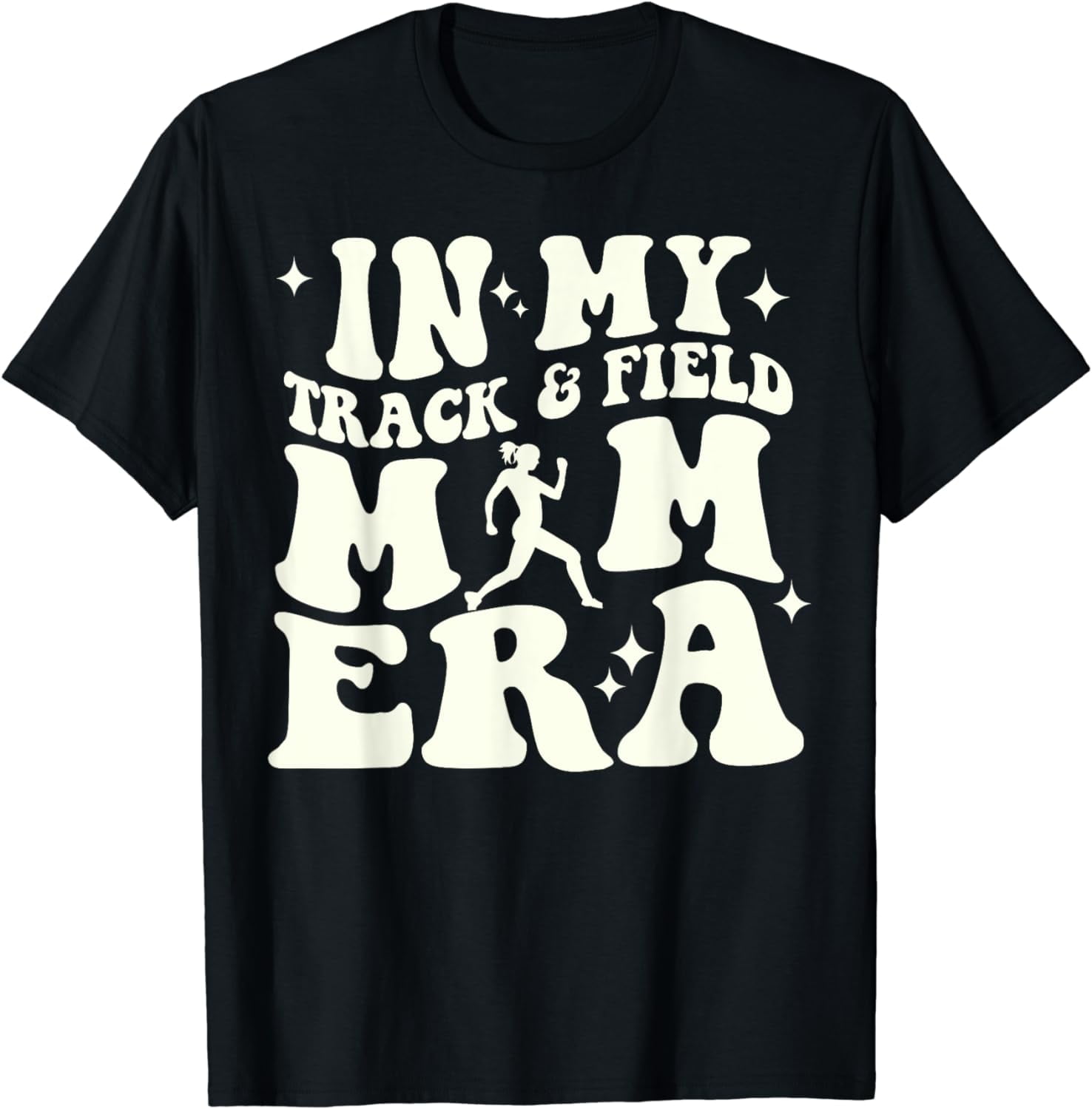 In my Track and field mom era Loud Cheer Mom Runner T-Shirt - Walmart.com