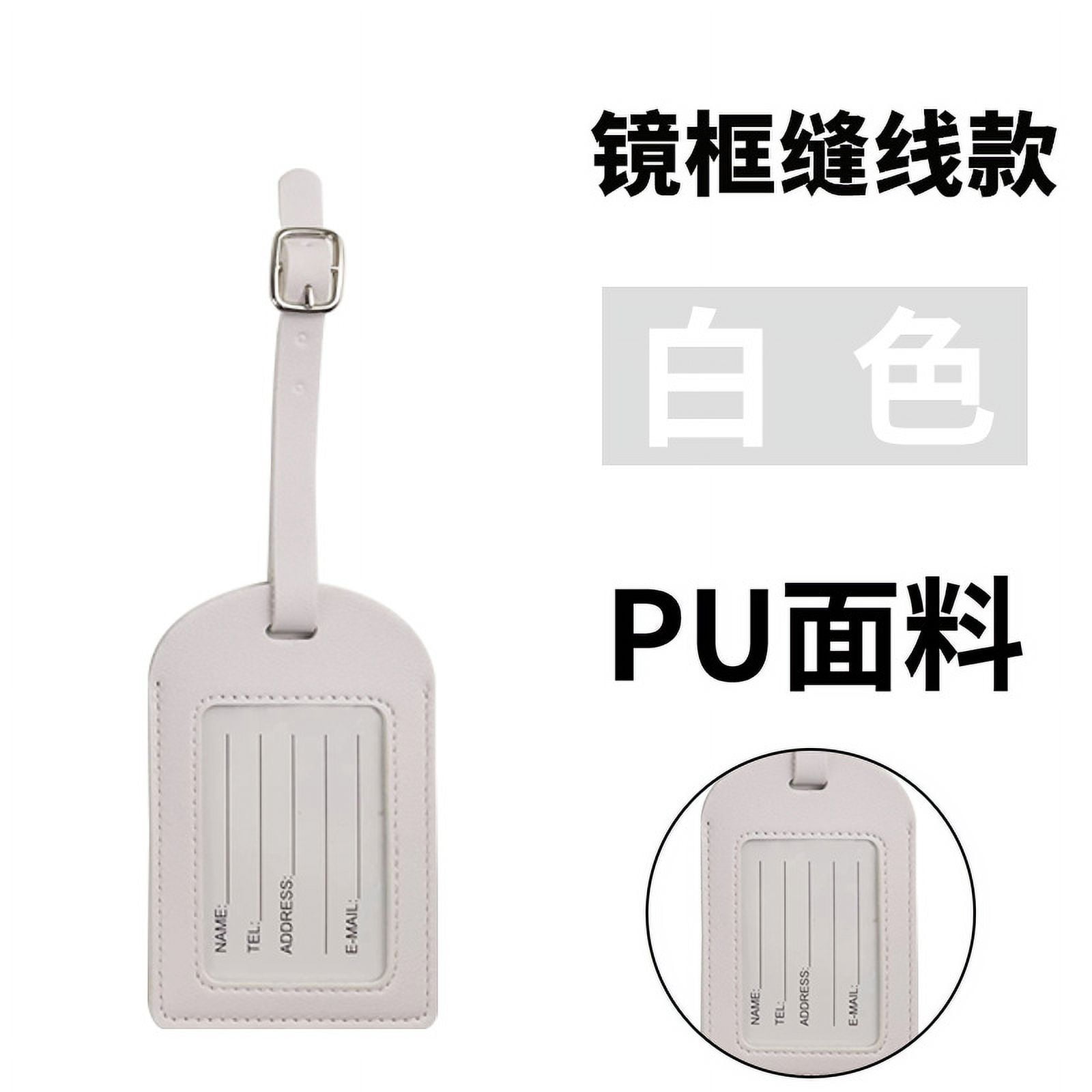 In stock thick PU boarding pass horizontal and vertical flip with bag ...