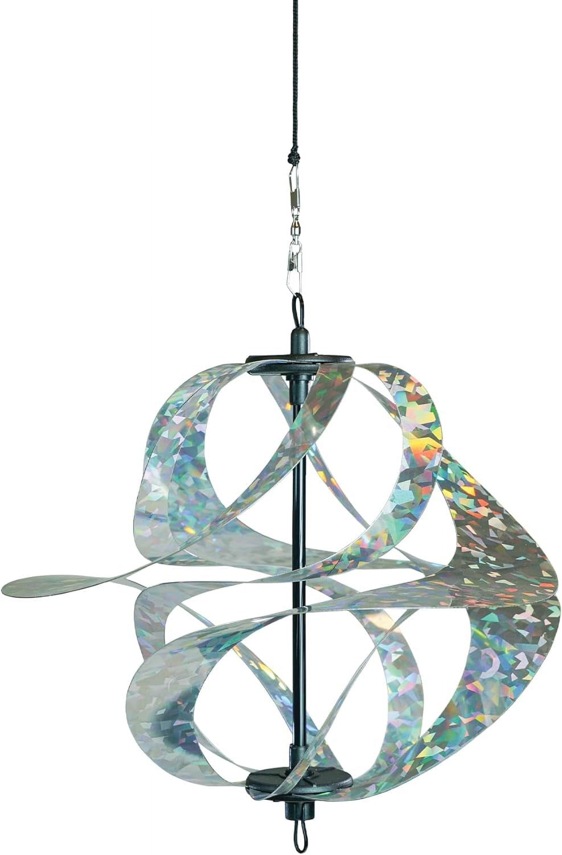 In the Breeze 2482 — Silver Sparkle Vortex Spinner — Mesmerizing and ...