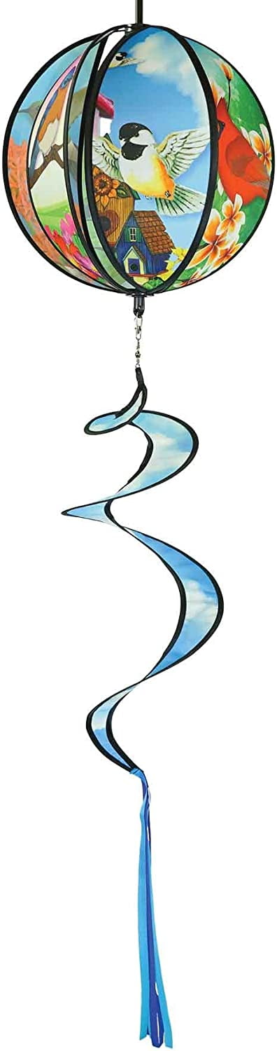 In the Breeze 2487 — 11-inch Bird Hanging Ball Spinner, Wind Spinner ...