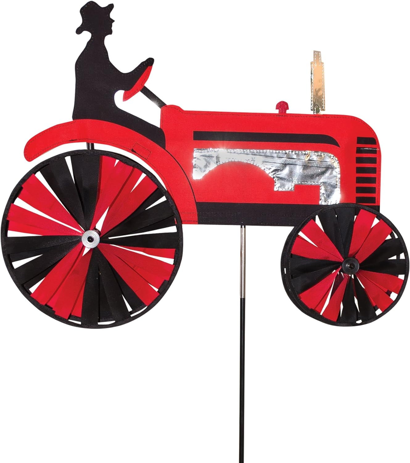 In the Breeze 2507 Red Tractor Ground Spinner, 24" Inch - Walmart.com