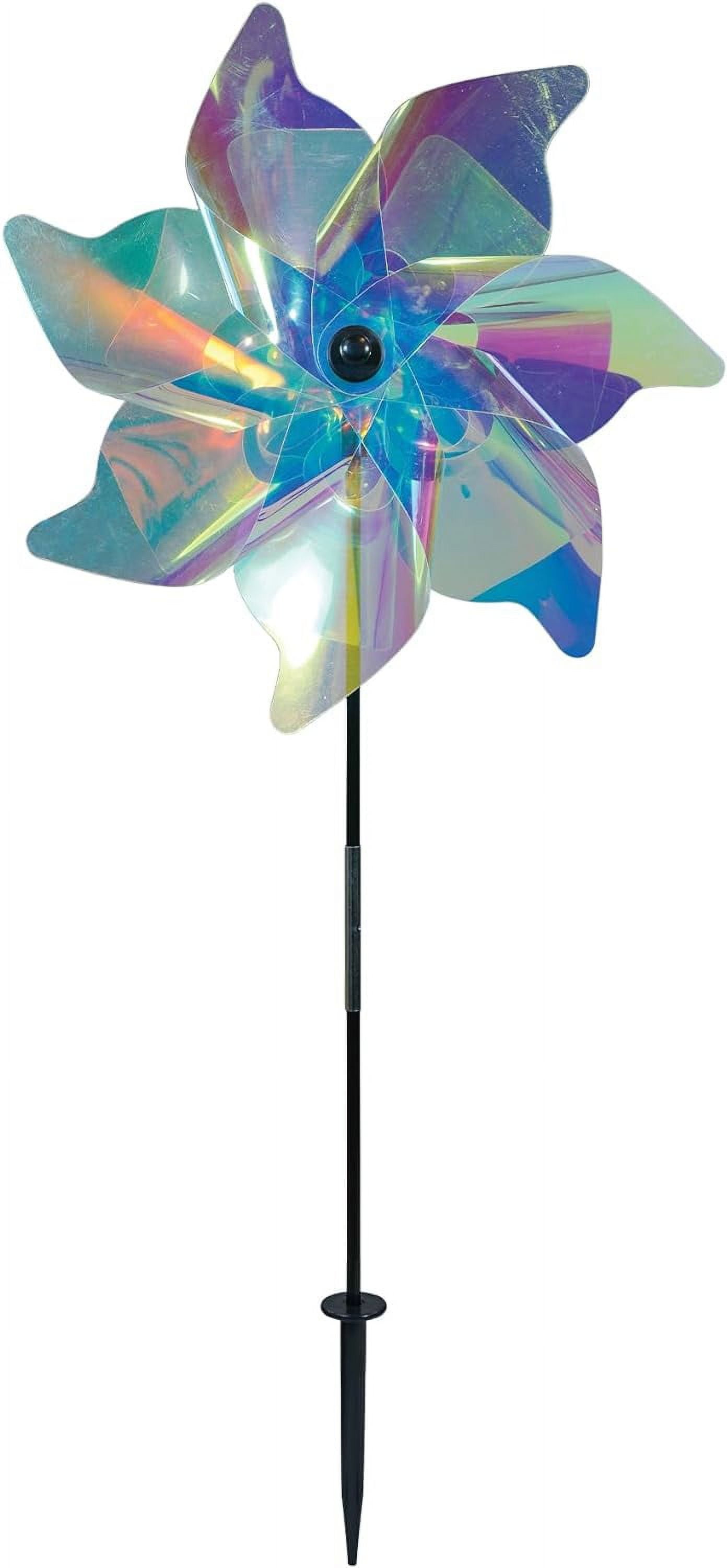 In the Breeze 2624 — 18-inch Iridescent Pinwheel Spinner — Suncatcher ...