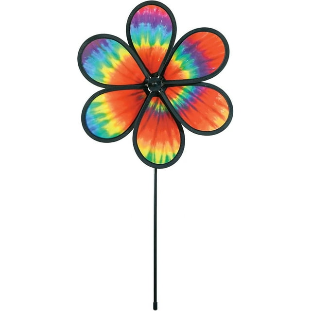 In the Breeze 2631 — 12-inch Tie Dye Daze Flower Spinner — Mesmerizing ...