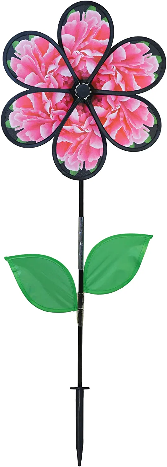 In the Breeze 2641 — 13.5-Inch Peony Spinner with Leaves, Realistic ...