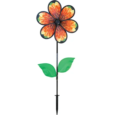 In the Breeze 2721 — Mylar Rainbow Flower Pinwheel with Leaves ...