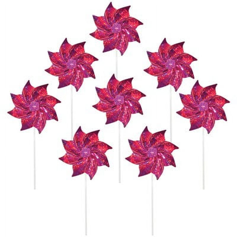 In the Breeze 2713 — Pink Mylar Pinwheels - Sparkly Pink Spinners ...