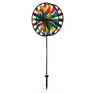 Hourpark Double-Side Metal Wind Spinner for Outdoor Garden Decor, Multi ...