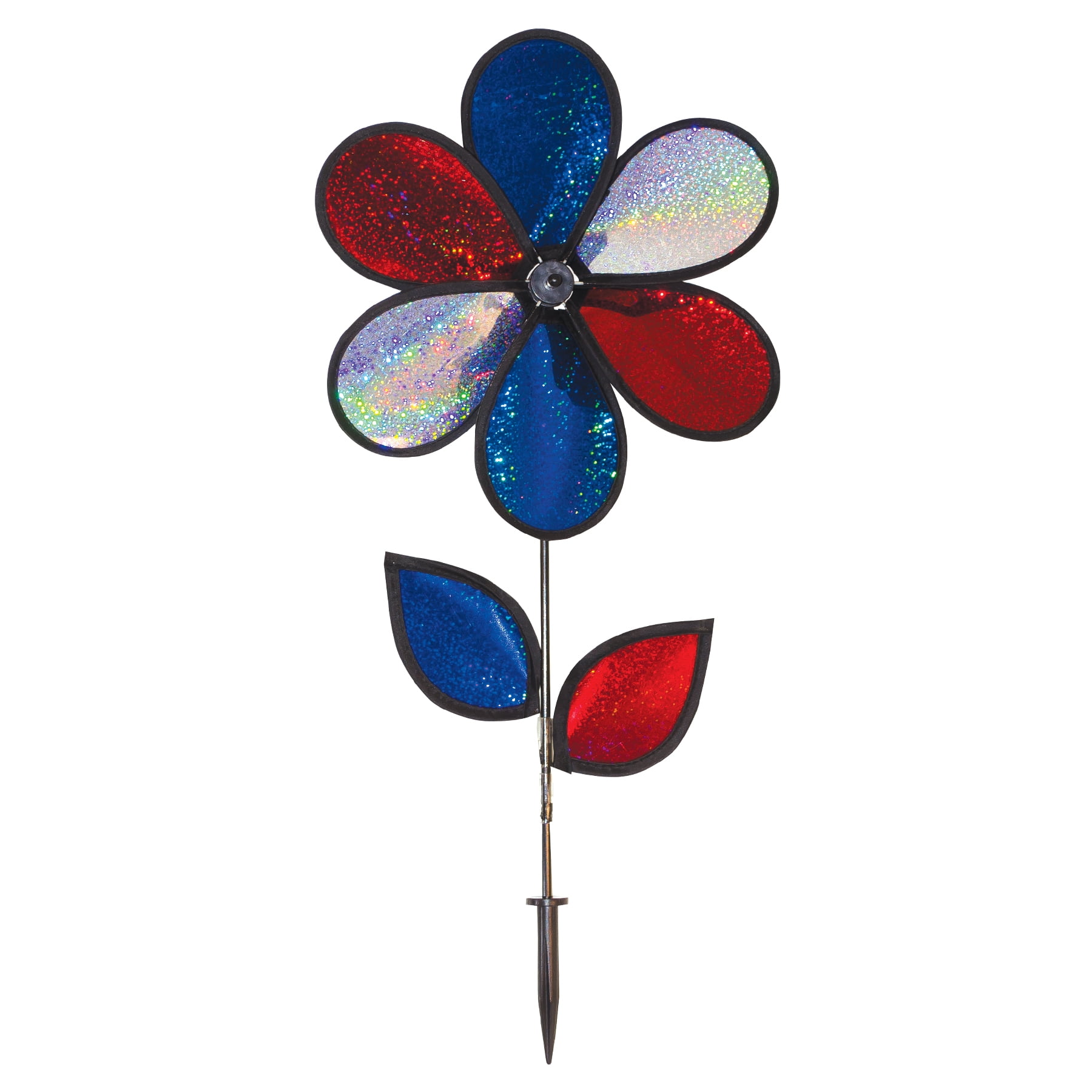 In the Breeze 2754 — Red, White and Blue Sparkle Flower Spinner with ...